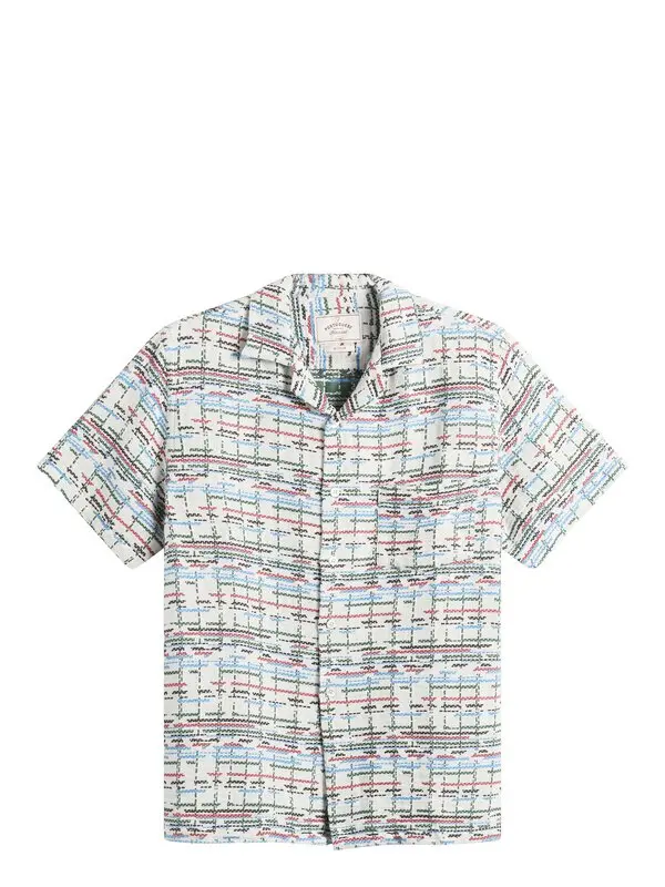 Portuguese Flannel Move Vacation Shirt - Ecru Multi