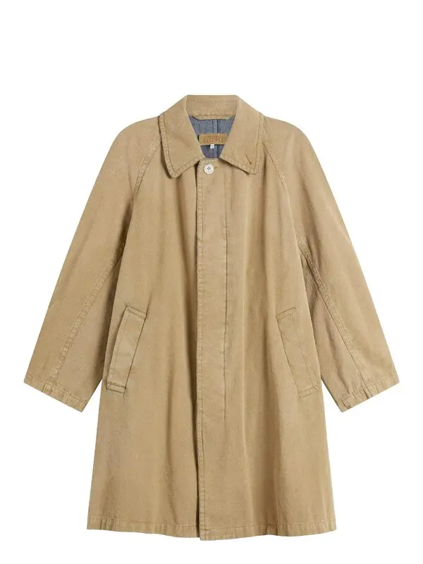 MAISON MARGIELA Coated Long Coat - Sand