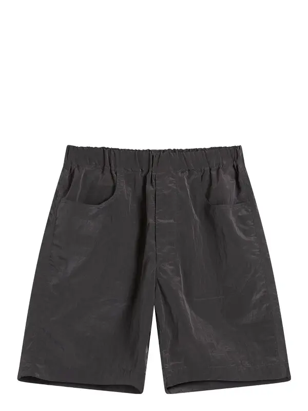 RANRA Stroller Shiny Nylon Shorts - Peat