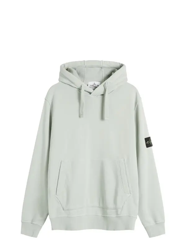 Stone Island Garment-dyed Hoodie - Sage