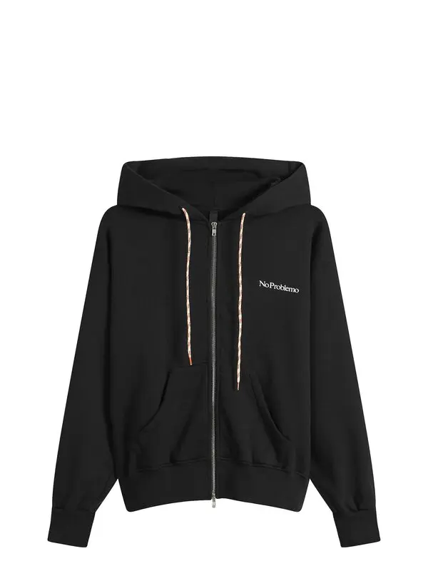 NO PROBLEMO Mini Problemo Zip Hoodie - Black