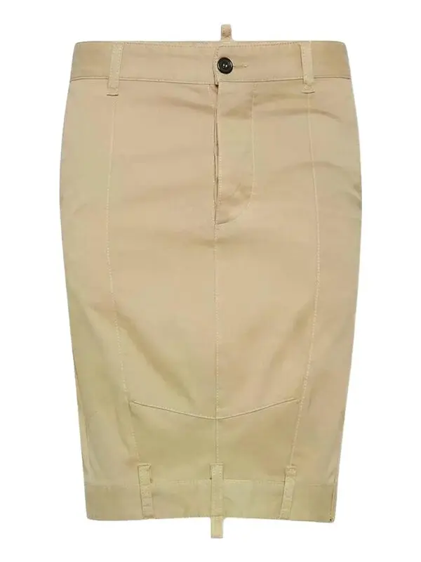 Dsquared2 X Bbetter Chino Midi Skirt - Neutrals