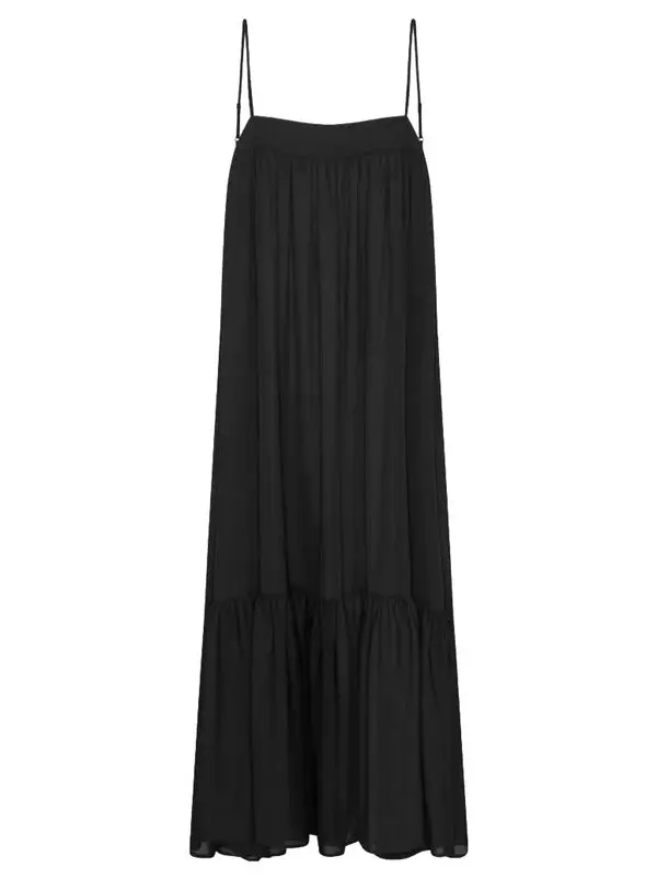 ROTATE BY BIRGER CHRISTENSEN A-line Maxi Dress - Black