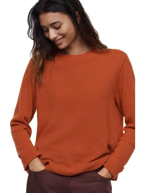 REFORMATION Cashmere Boyfriend Sweater - Tomato