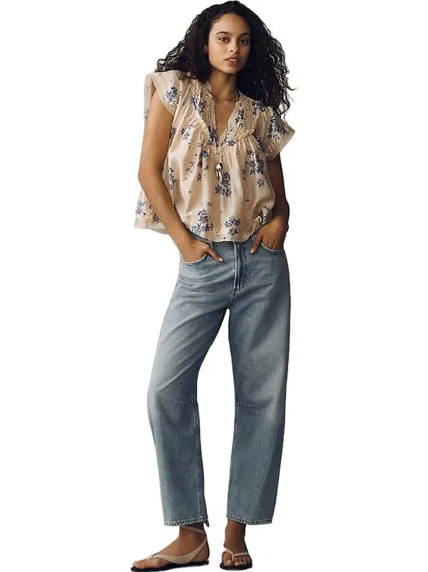 Citizens Of Humanity Miro High-rise Tapered Crop Jeans - Ritual