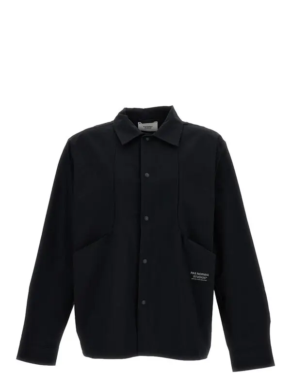 PAS NORMAL STUDIOS Technical Overshirt Off-race - Black
