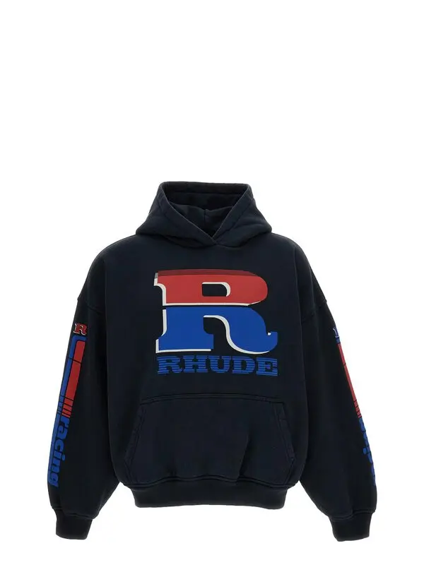 Rhude Hooded Sweatshirt - Nero