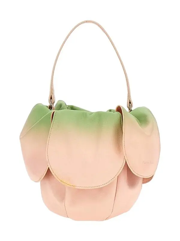 Simone Rocha Flower-embellished Leather Handbag - Rose
