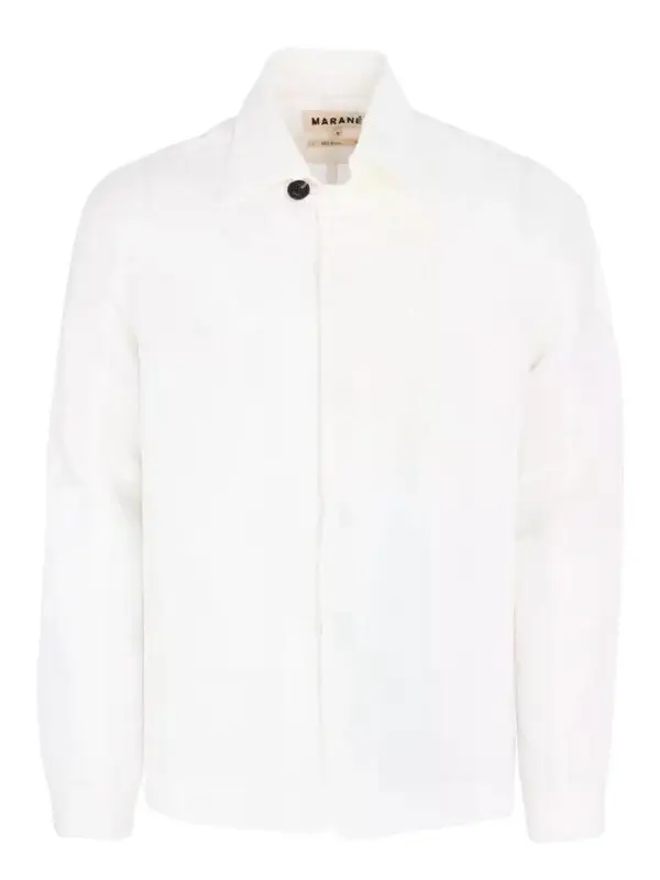 Marané Concealed-fastening Shirt Jacket - Neutrals