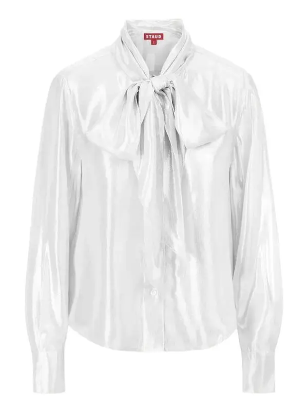 Staud Bow Maryn Top - White