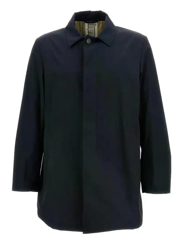 L'IMPERMEABILE Buttoned Coat - Blue