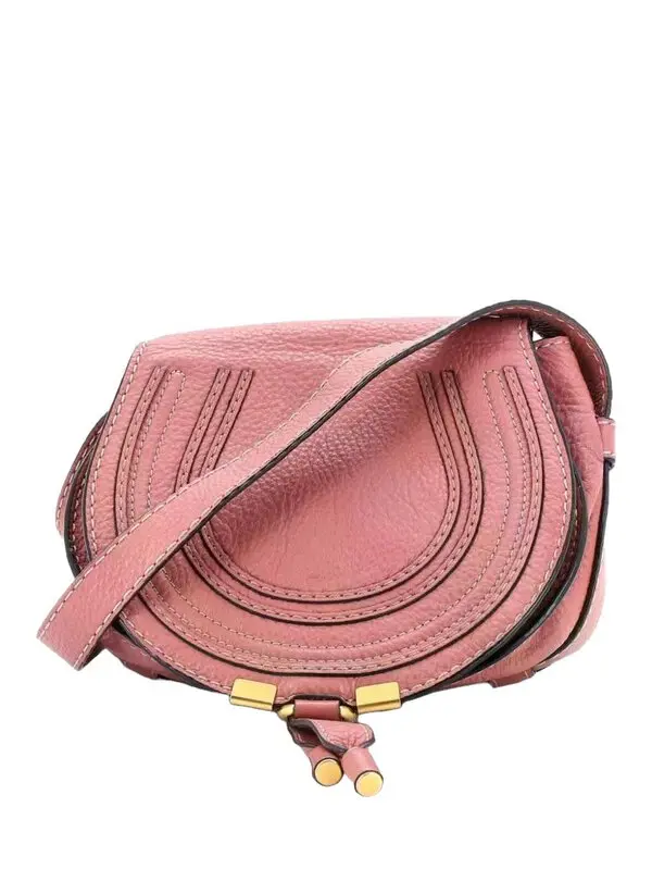 Chloé Marcie Small Crossbody Bag Leather - Pink