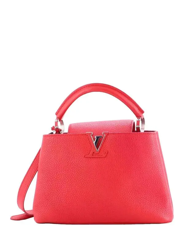 LOUIS VUITTON Capucines Bb Satchel - Red