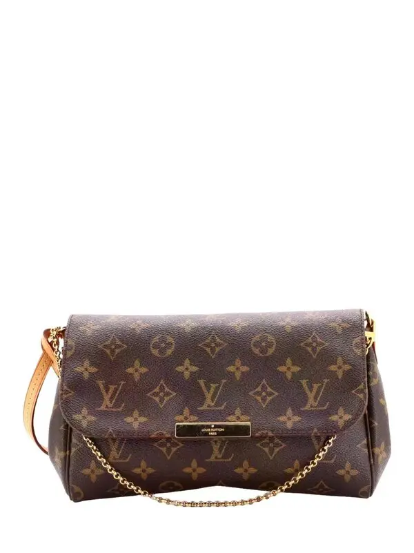 LOUIS VUITTON Favorite Handbag Monogram Canvas Mm - Brown
