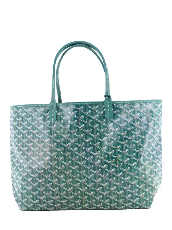 Goyard Saint Louis Coated Canvas Pm Tote Bag - Green
