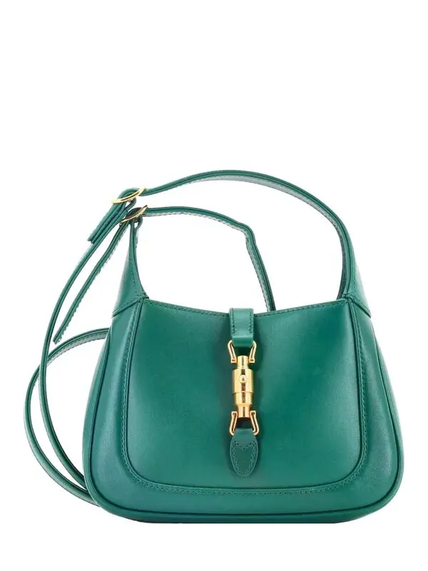 Gucci Jackie 1961 Leather Mini Hobo Bag - Green