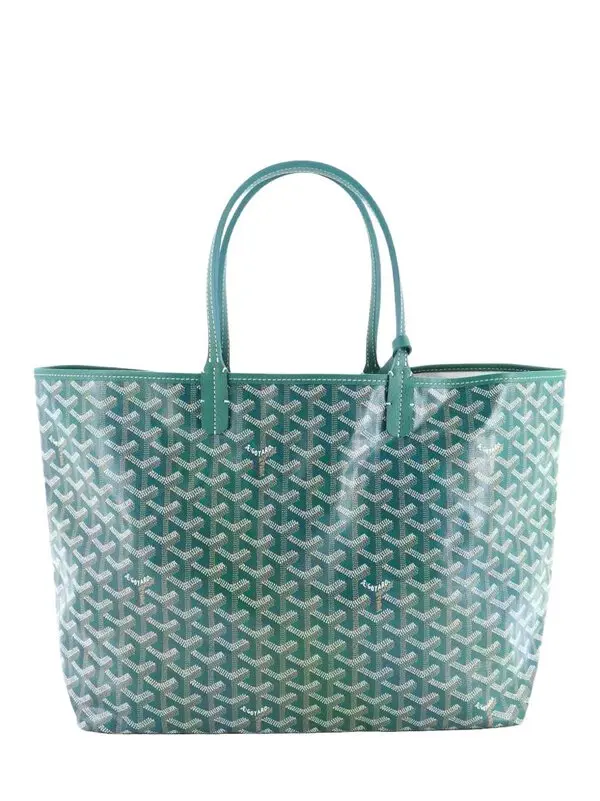 Goyard Saint Louis Coated Canvas Pm Tote Bag - Green