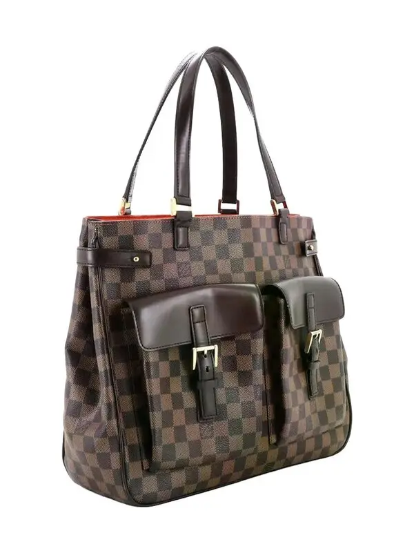 LOUIS VUITTON Uzes Handbag Damier Tote Bag - Brown