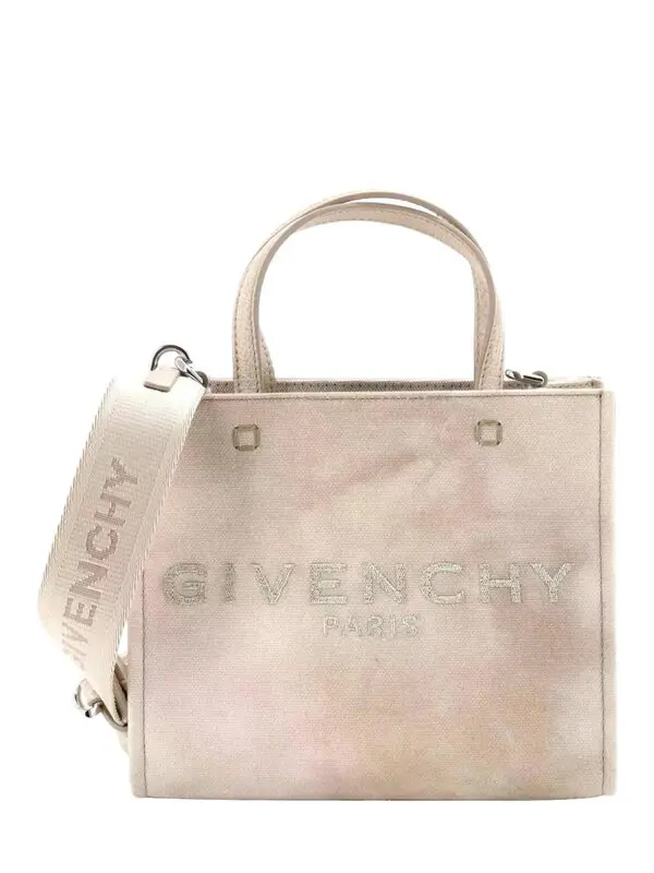 Givenchy G-printed Canvas Mini Tote Bag - Neutrals