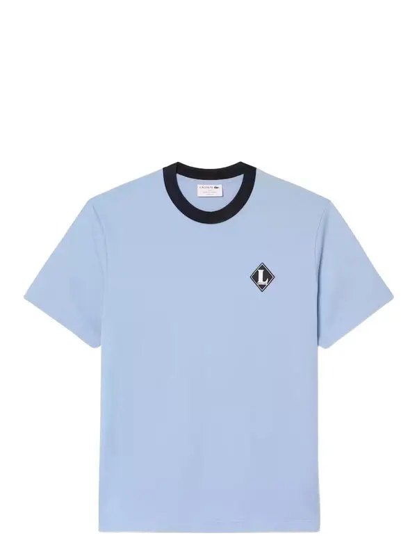 Lacoste Round-neck Logo T-shirt - Blue