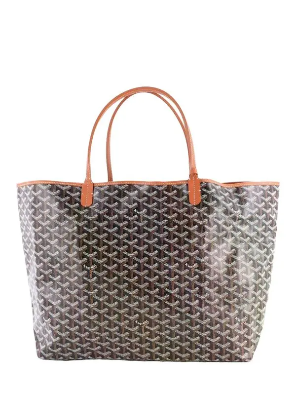 Goyard Saint Louis Coated Canvas Gm Tote Bag - Brown