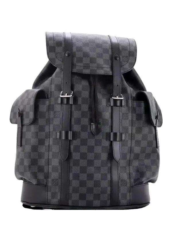LOUIS VUITTON Christopher Damier Graphite Pm Backpack - Black