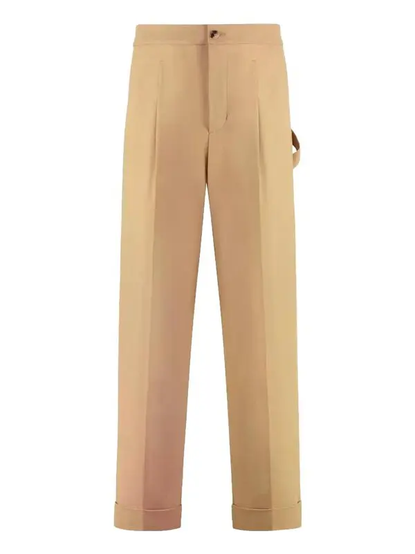 UMIT BENAN Pleated Trousers - Brown