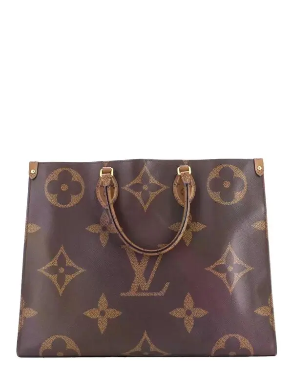 LOUIS VUITTON Onthego Reverse Monogram Giant Gm Tote Bag - Brown