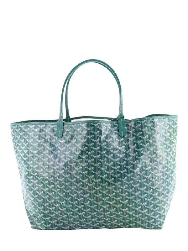 Goyard Saint Louis Coated Canvas Gm Tote Bag - Green