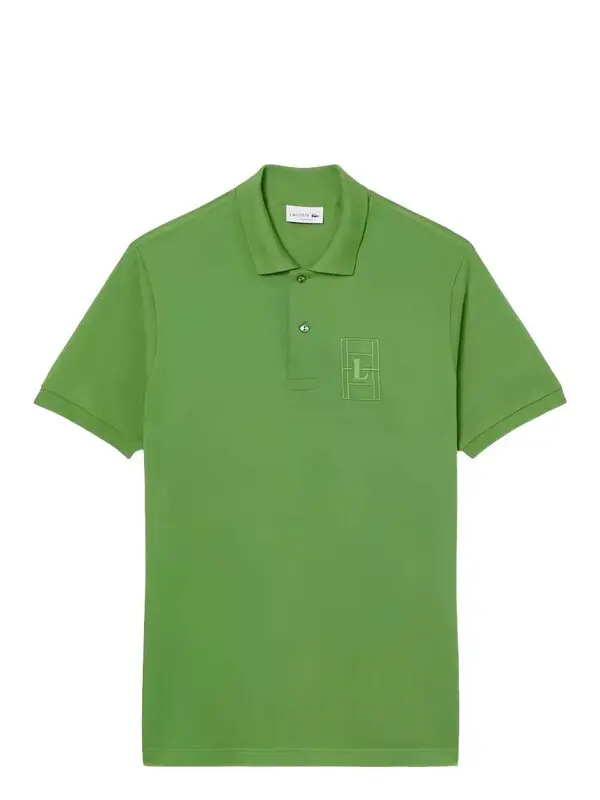 Lacoste Logo-embroidered Polo Shirt - Green