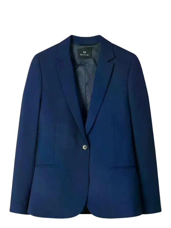 Paul Smith Wool Single-breasted Jacket - Blue