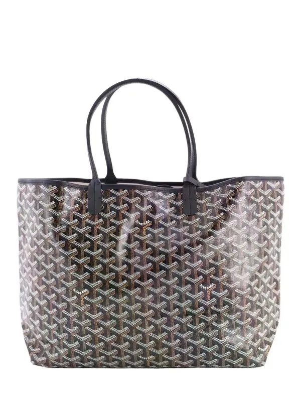 Goyard Saint Louis Coated Canvas Pm Tote Bag - Black