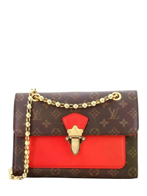 LOUIS VUITTON Victoire Handbag Monogram Canvas - Brown