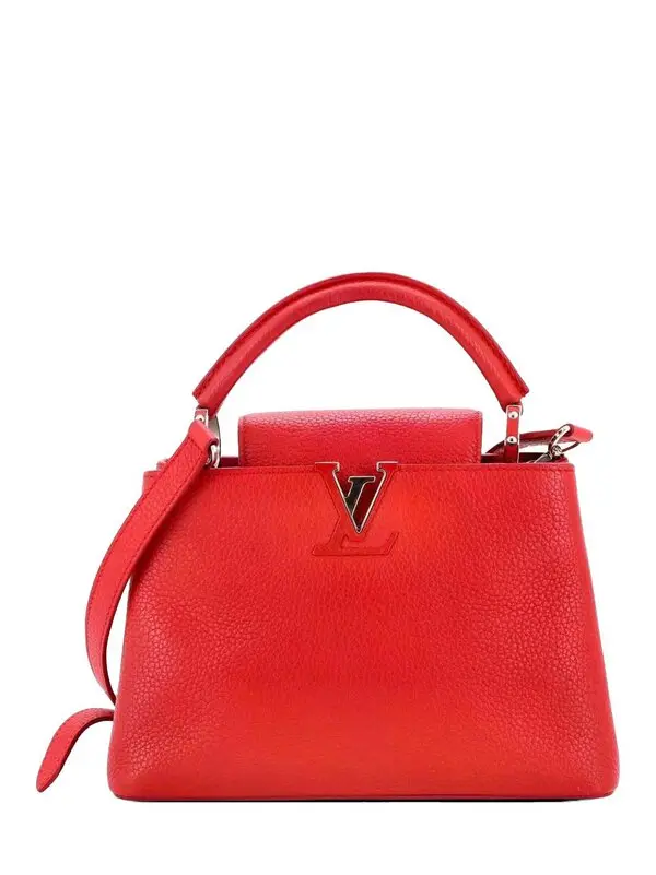 LOUIS VUITTON Capucines Bb Satchel - Red