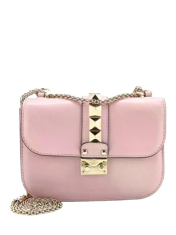 Valentino Garavani Glam Lock Small Shoulder Bag - Pink