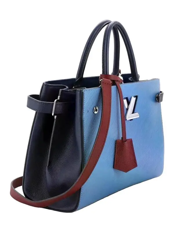 LOUIS VUITTON Twist Epi Leather Tote Bag - Blue