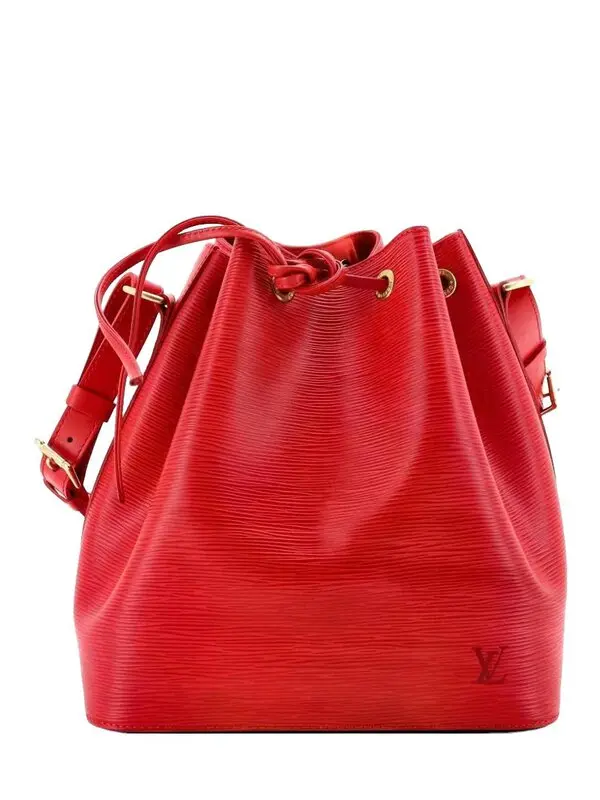 LOUIS VUITTON Petit Noe Bucket Bag Epi Leather - Red