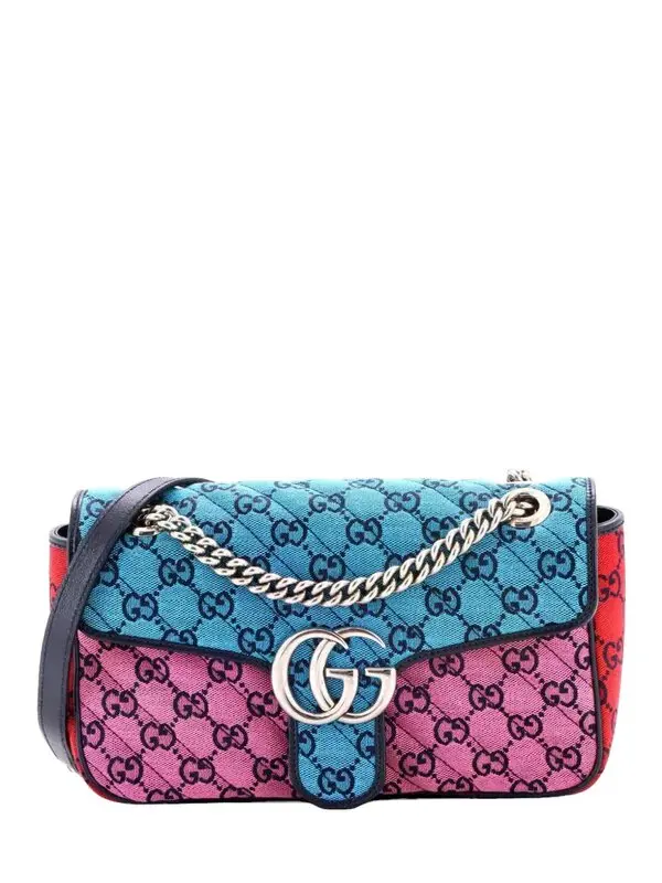 Gucci Gg Marmont Flap Bag - Multicolour