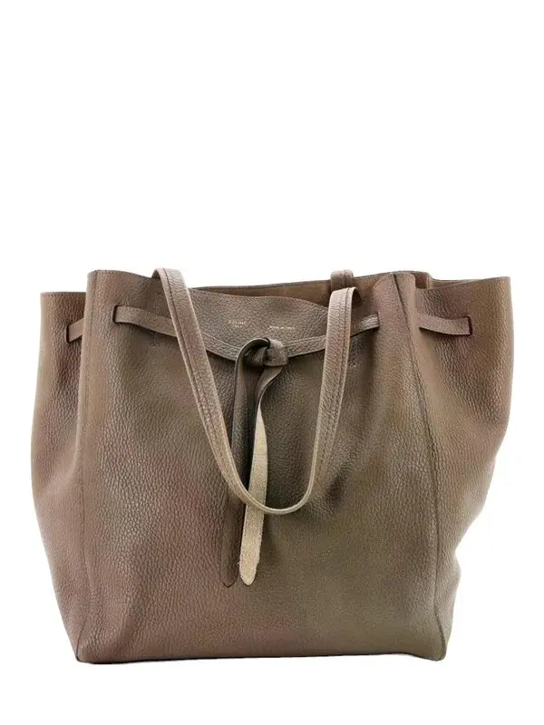 Celine Phantom Tie Cabas Medium Tote Bag - Brown