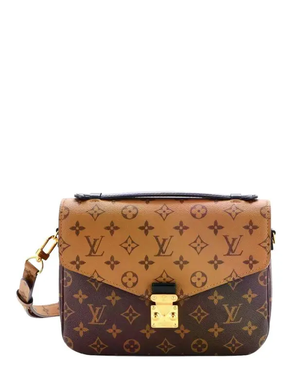 LOUIS VUITTON Pochette Metis Reverse Monogram Canvas - Brown