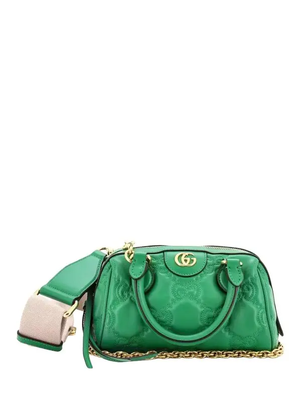 Gucci Ophidia Convertible Boston Top Handle Mini Crossbody Bag - Green