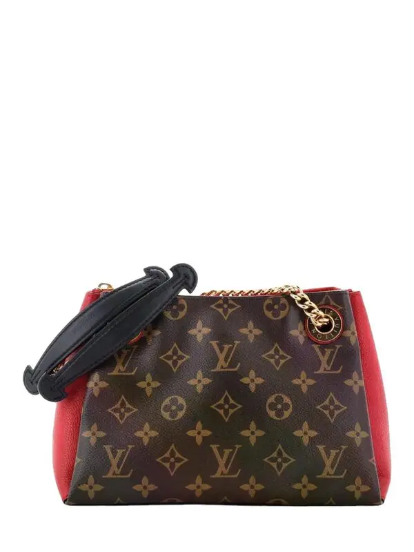 LOUIS VUITTON Surene Bb Shoulder Bag Monogram Canvas With Leather - Red