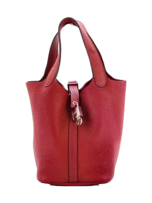 Hermès Picotin Lock Pm Bucket Bag - Red