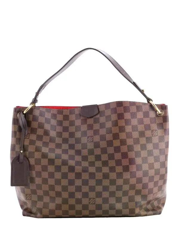 LOUIS VUITTON Graceful Damier Mm Hobo Bag - Brown