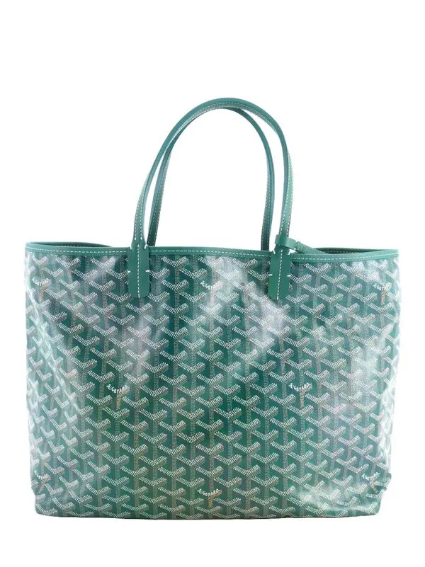 Goyard Saint Louis Coated Canvas Pm Tote Bag - Green