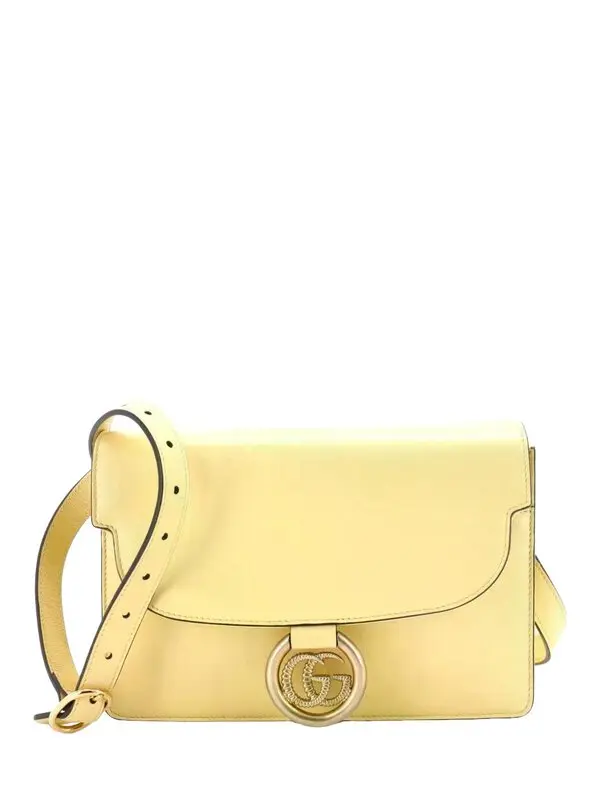 Gucci Gg Ring Small Shoulder Bag - Yellow