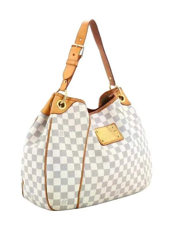 LOUIS VUITTON Galliera Handbag Damier Pm Hobo - White