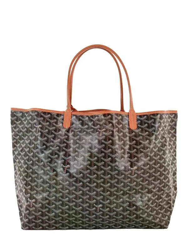 Goyard Saint Louis Gm Coated Canvas Tote Bag - Brown