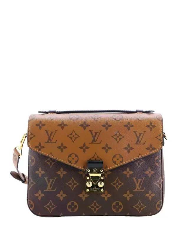 LOUIS VUITTON Pochette Metis Reverse Monogram Canvas - Brown