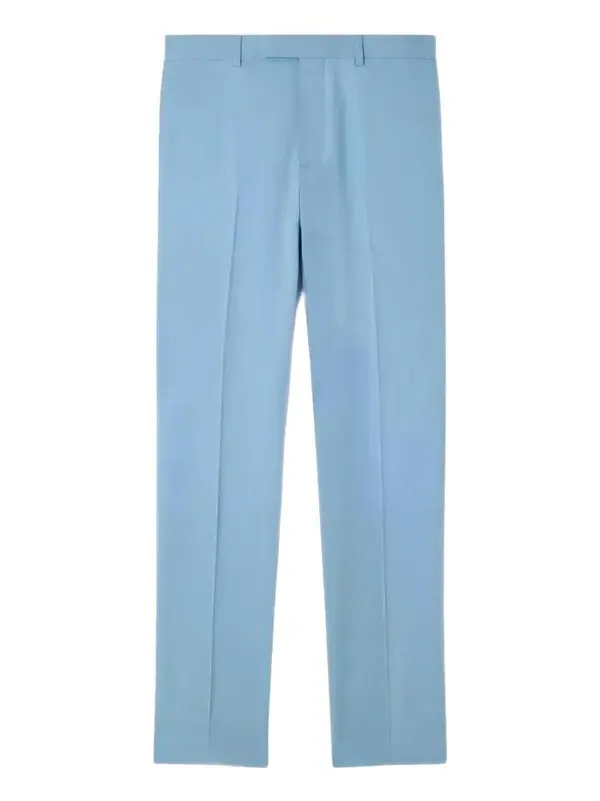 Sandro Wool Suit Trousers - Blue